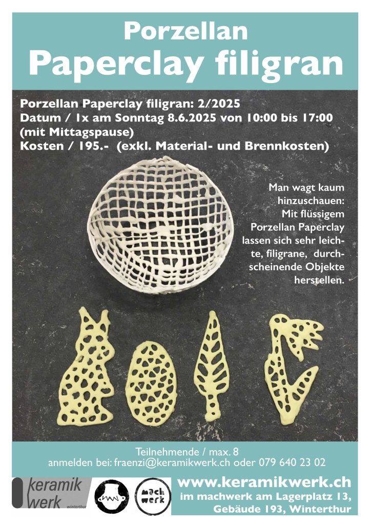 Paperclay filigran – KeramikWerk